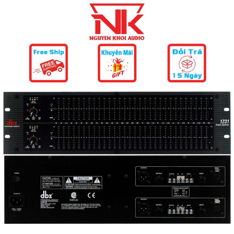 Equalizer DBX 1231 - Nguyễn Khôi Audio